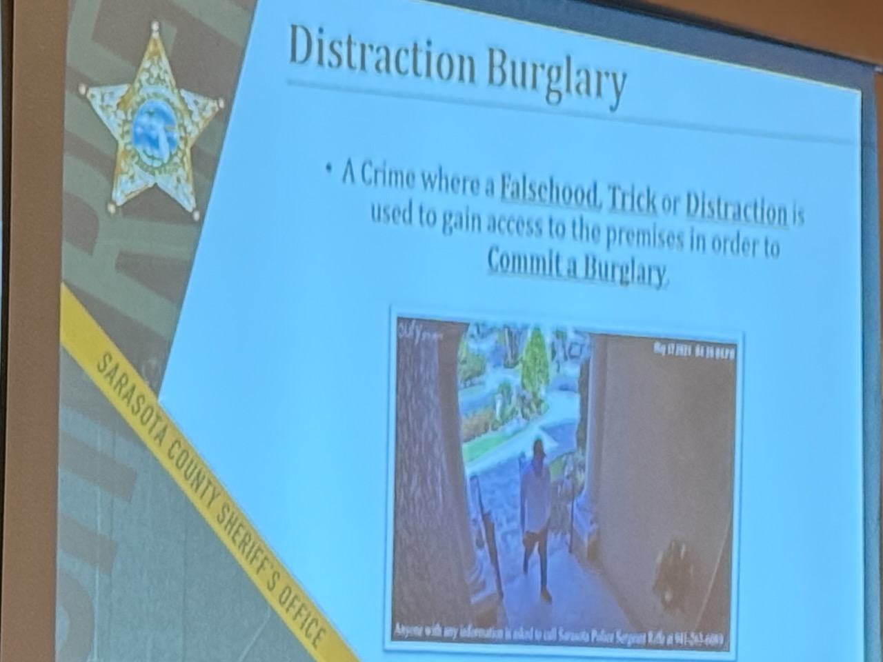 “Self Protection Tool Box” Presented by Sheriff’s Office – Venetian ...